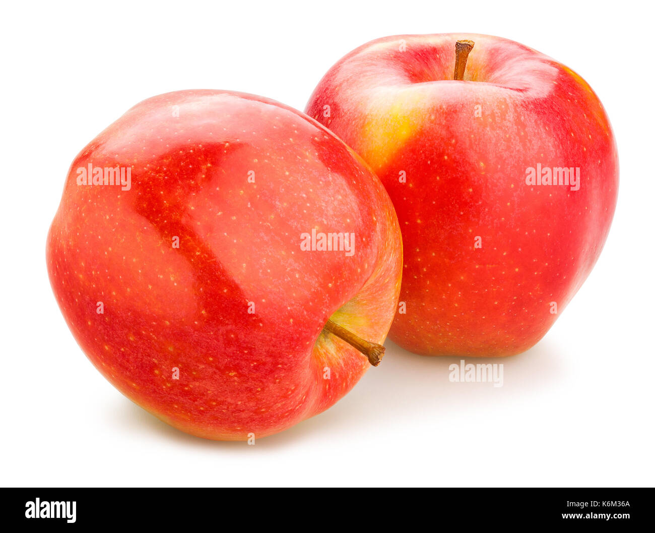 red apple path isolated Stock Photo - Alamy