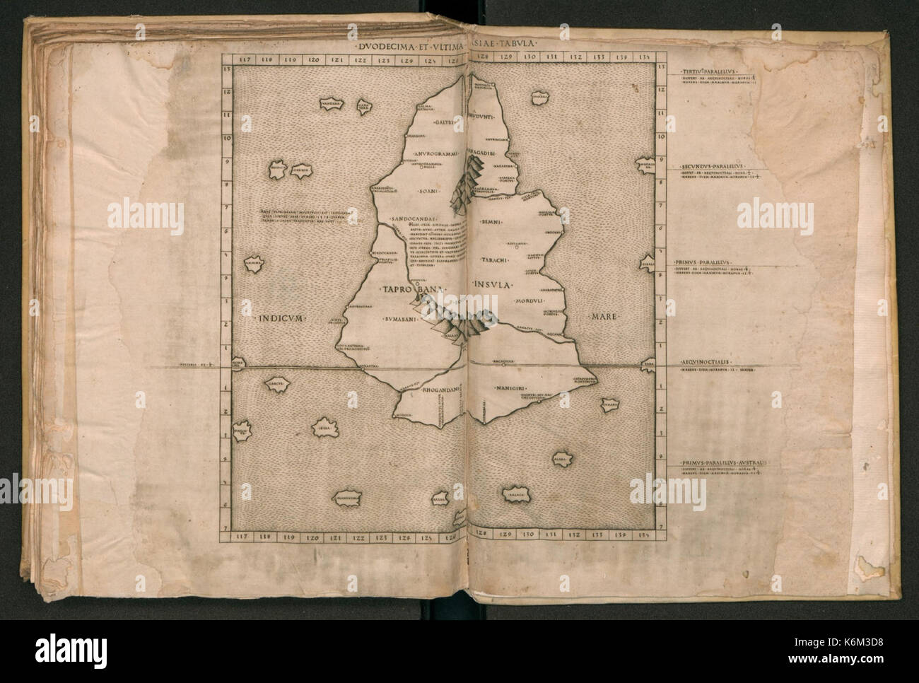 Duodecima et Ultima Asiae Tabula Stock Photo - Alamy