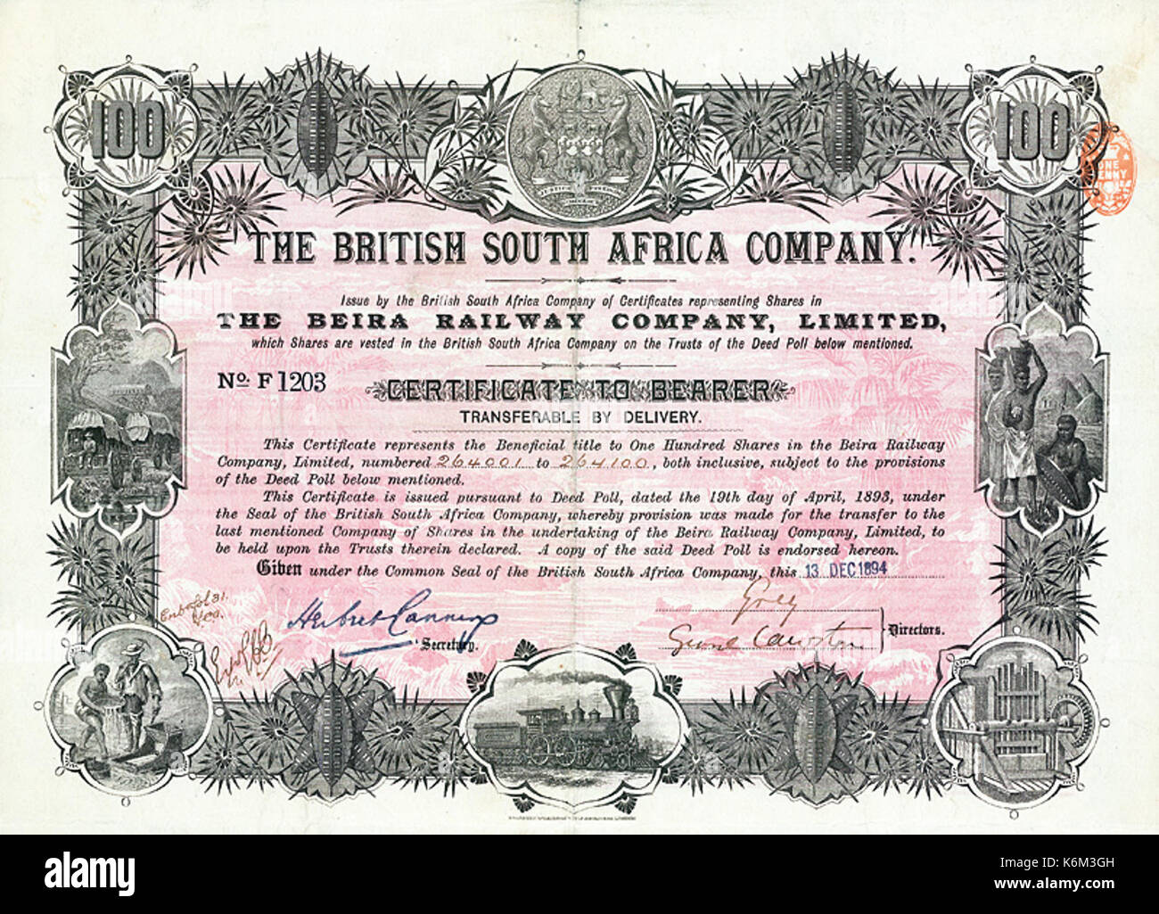 British south africa company hi-res stock photography and images - Alamy
