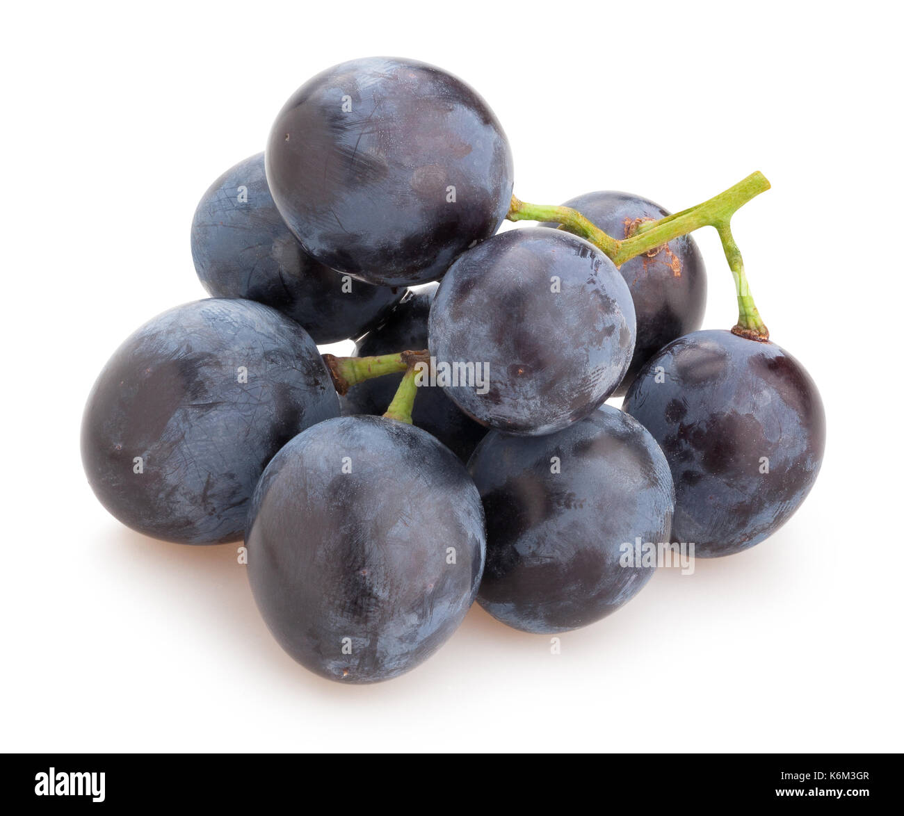 blue grapes path isolated Stock Photo - Alamy