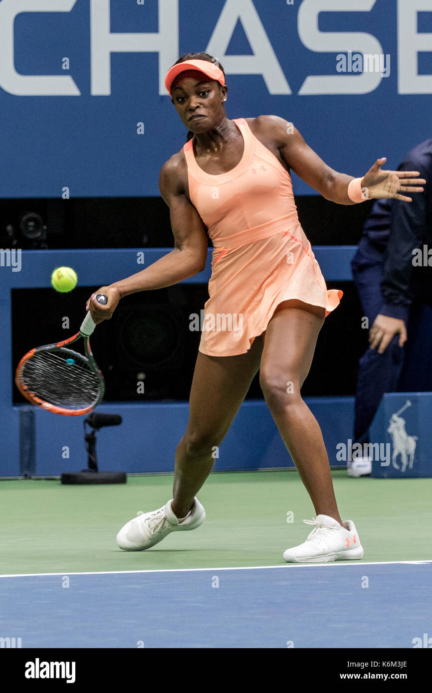Sloane Stephens (USA) winner of the Women's Singles Final at the 2017 ...