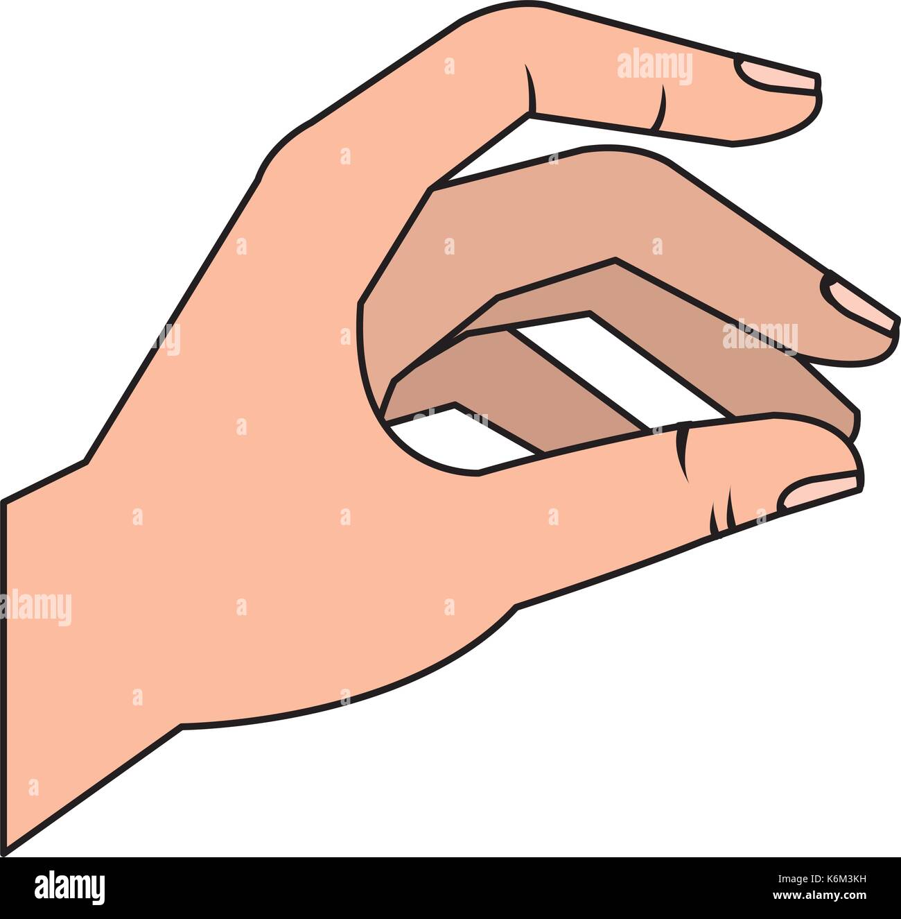 human hand catching icon Stock Vector Image & Art - Alamy