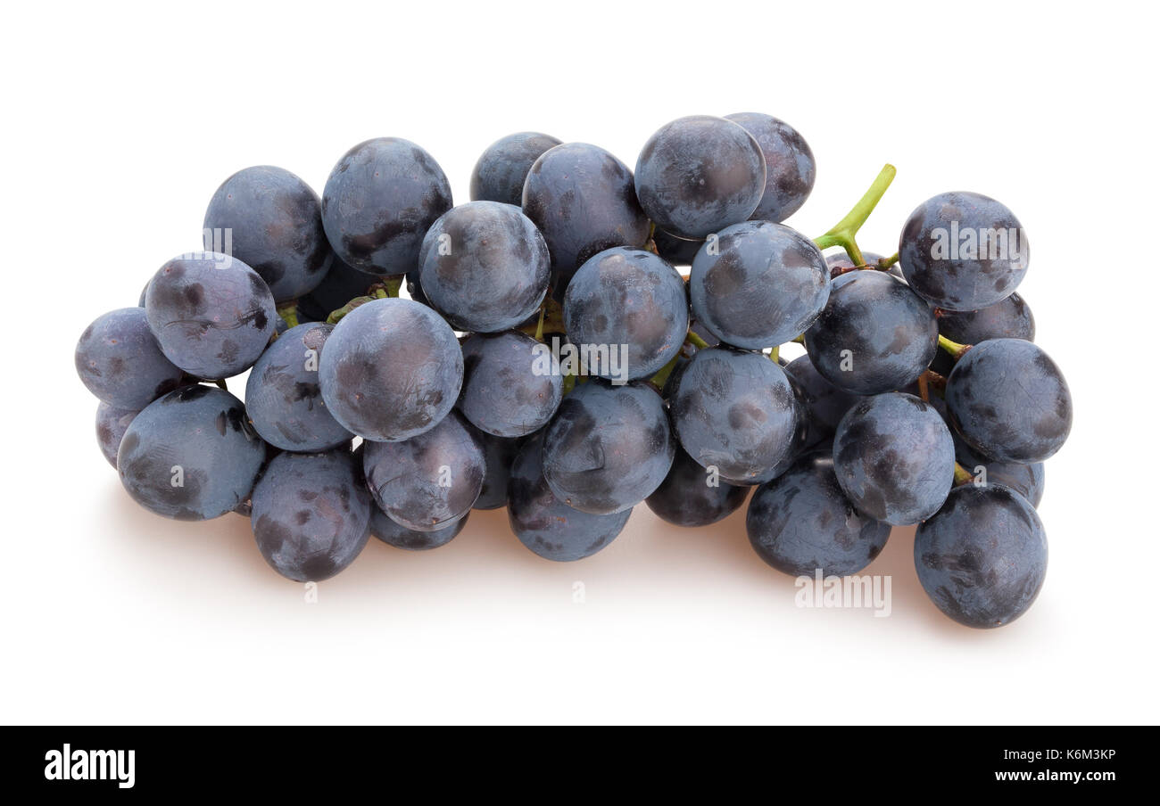 blue grapes path isolated Stock Photo - Alamy