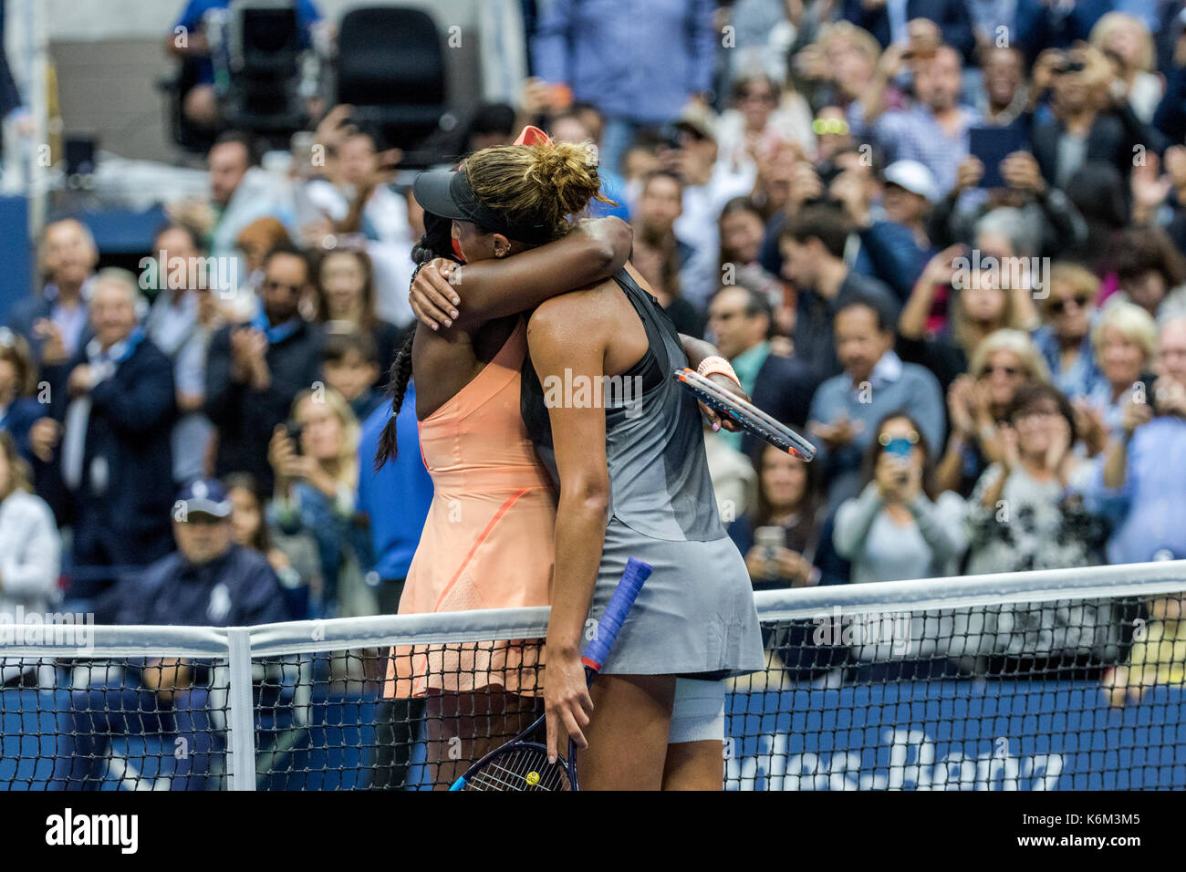 Female tennis player hugging tennis hi-res stock photography and images ...