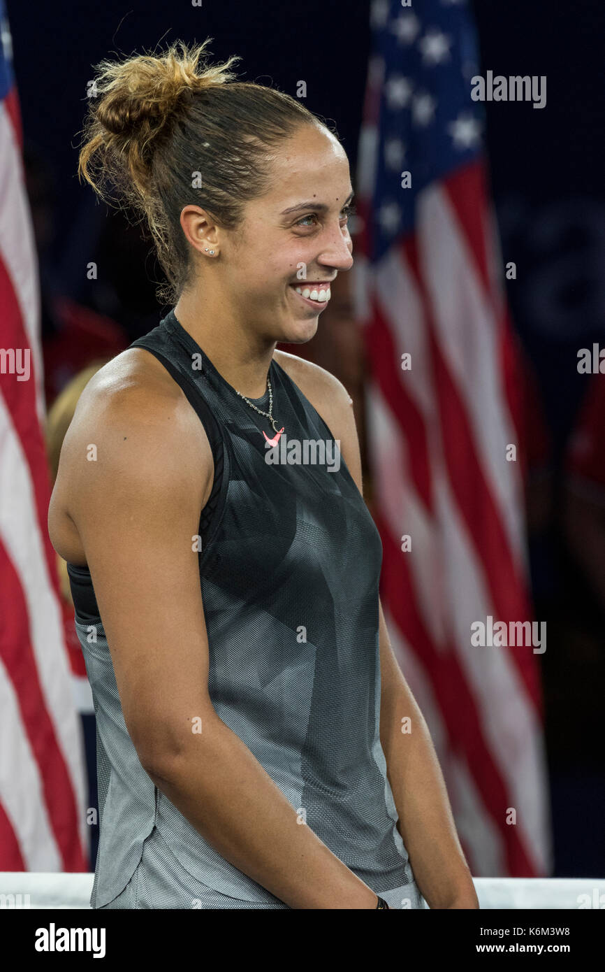 Madison Keys (USA )runner up of the Women's Singles Final with Katrina ...