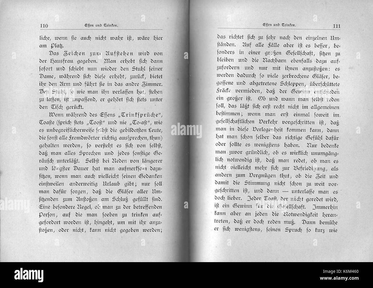 A German painting titled 'Der Verkehr in der Guten Gesellschaft ...