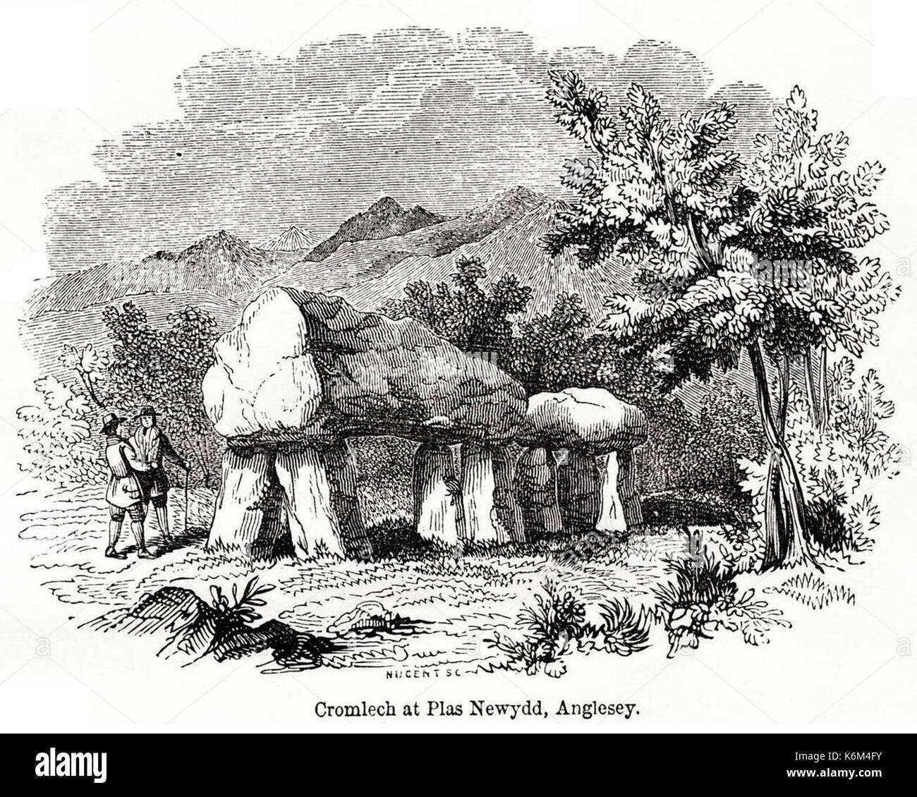 Cromlech prehistoric megalithic architecture hi-res stock photography ...