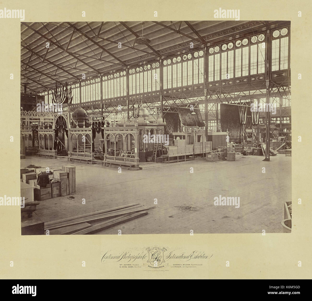 Centennial exhibition in philadelphia hi-res stock photography and ...