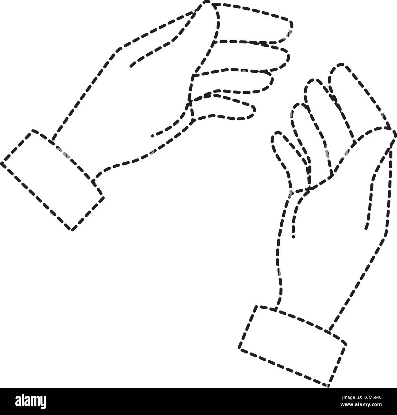 human hand receiving icon vector illustration design Stock Vector Image ...