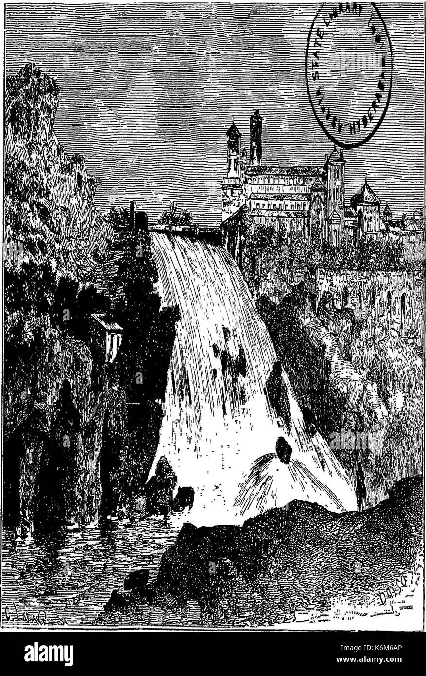 Cascade of the Liris Stock Photo - Alamy