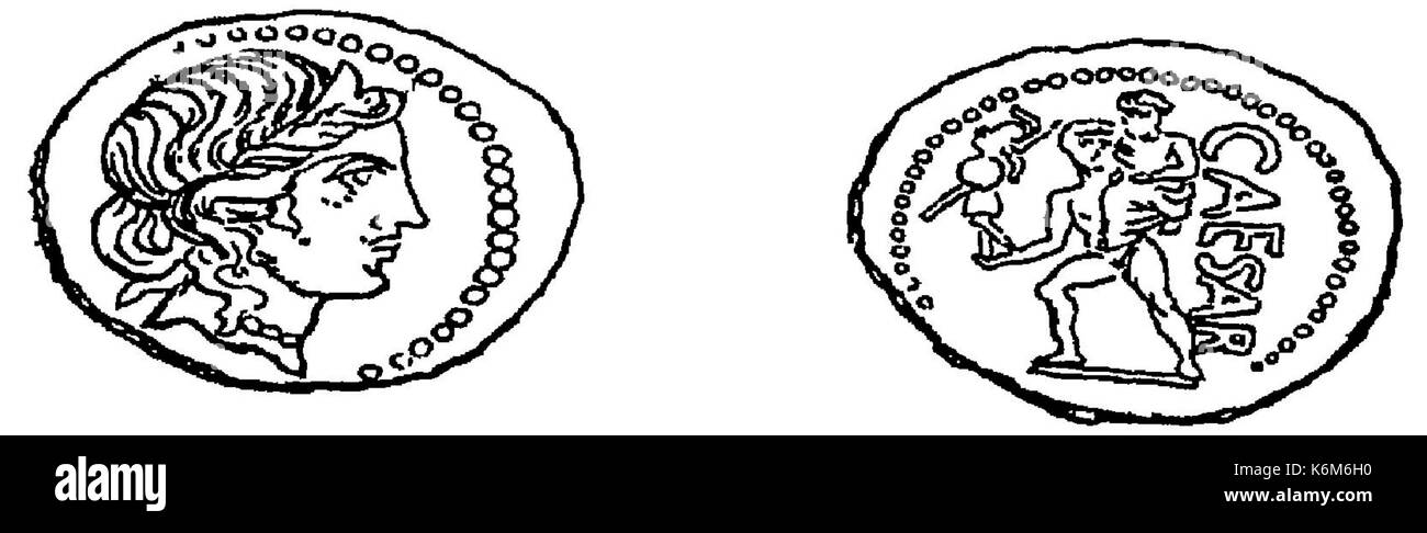 Coin of Caesar, 3 Stock Photo - Alamy