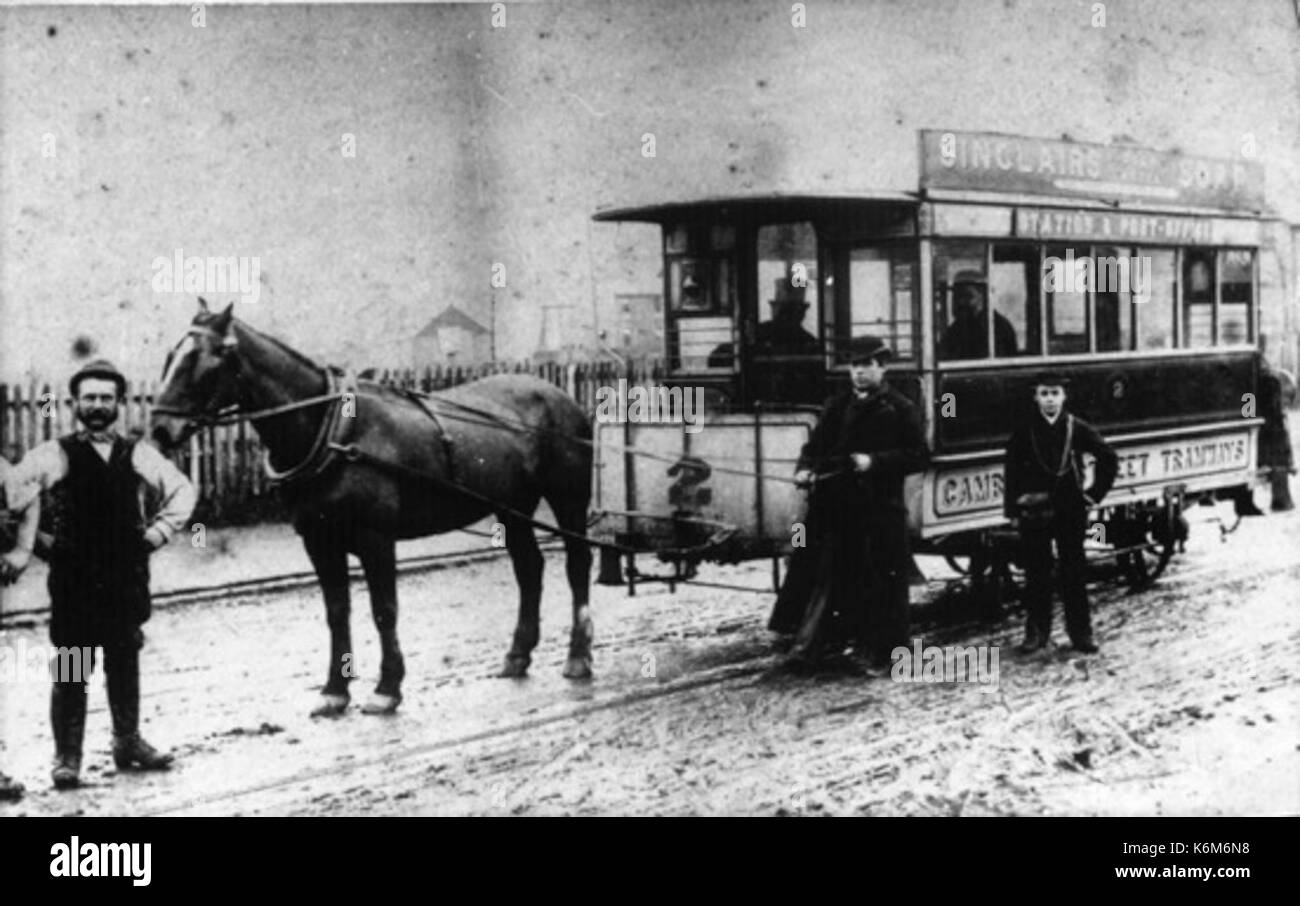 Cambridge Street Tram Stock Photo - Alamy
