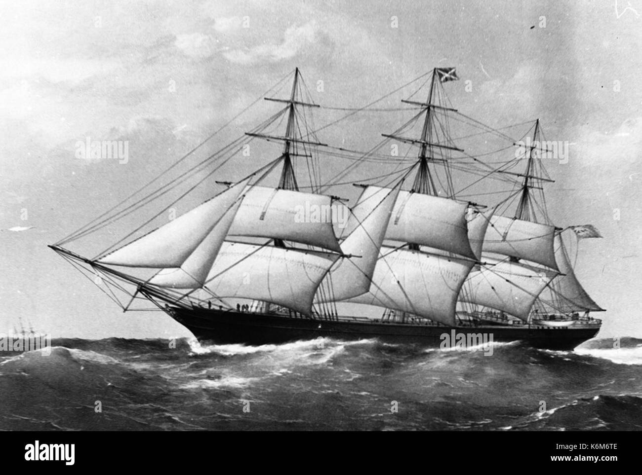 The Coonatto was a clipper ship, known for its speed and use during the ...