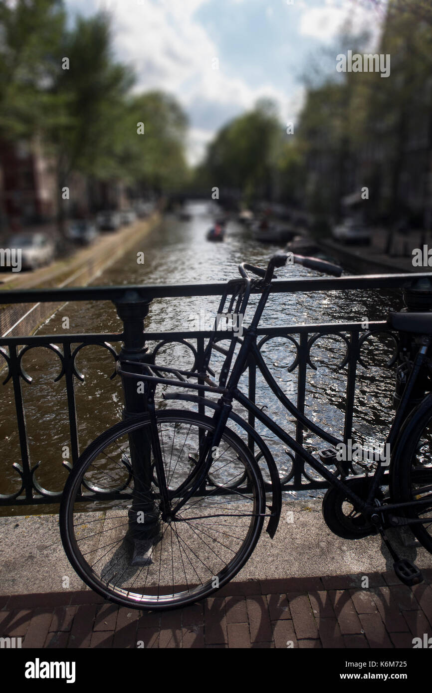 bike in amsterdam netherlands in summer Stock Photo - Alamy