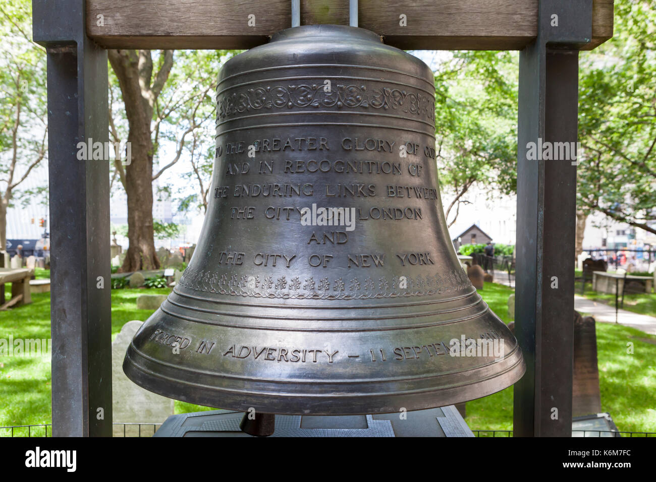 The Bell of Hope. A Gift from the City of London commenorating New York ...