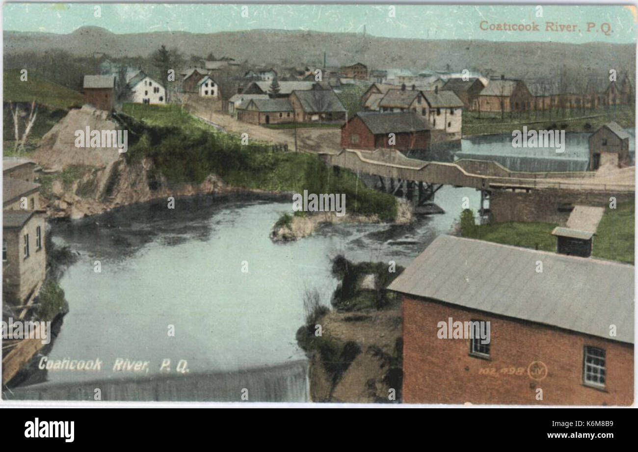 Map of coaticook hi-res stock photography and images - Alamy