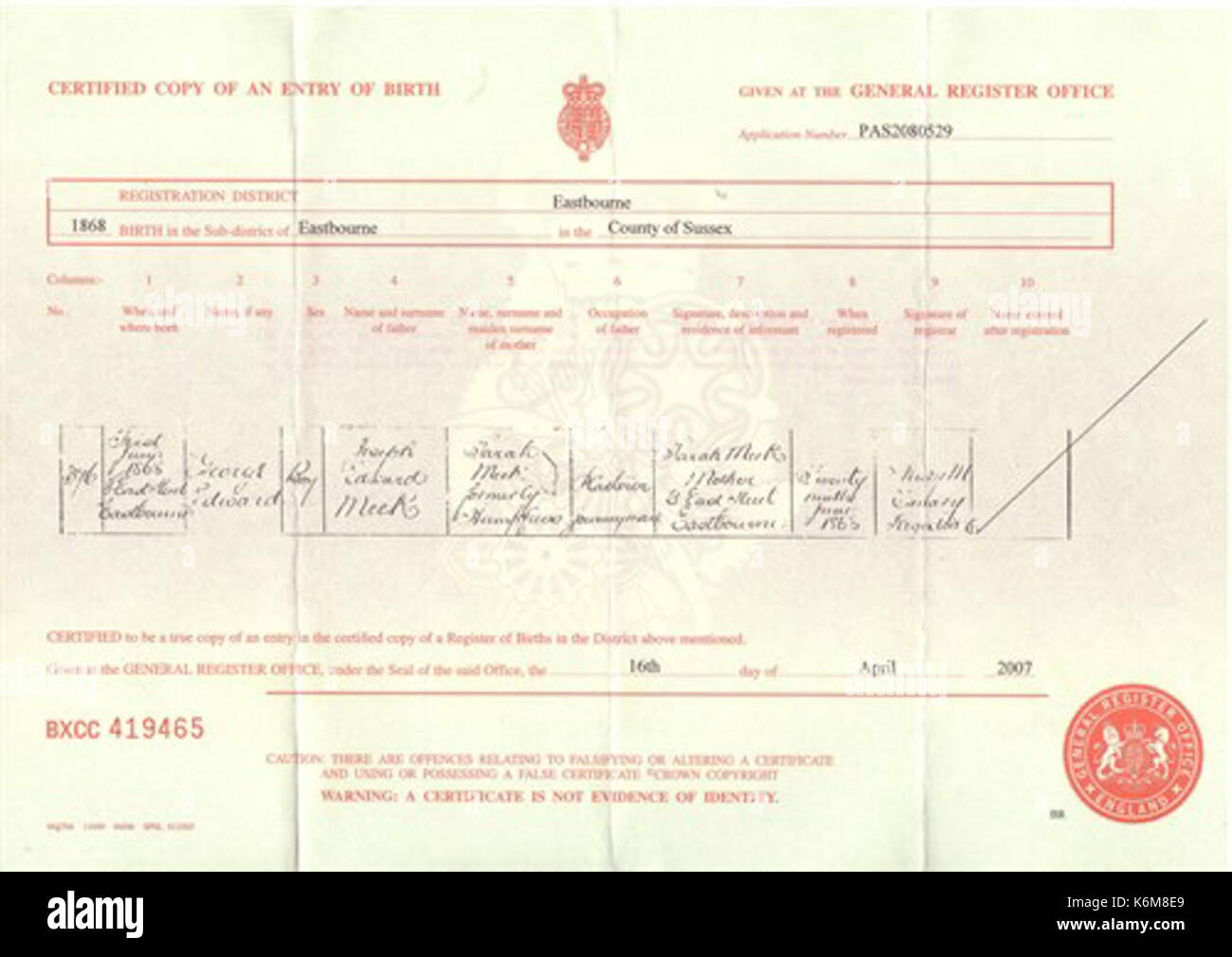 George meek hi-res stock photography and images - Alamy