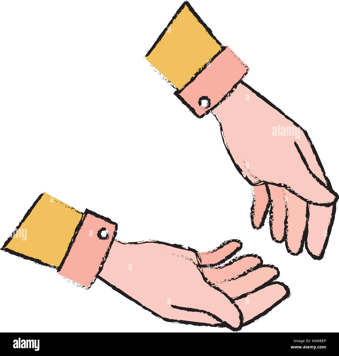human hand receiving icon vector illustration design Stock Vector Image ...