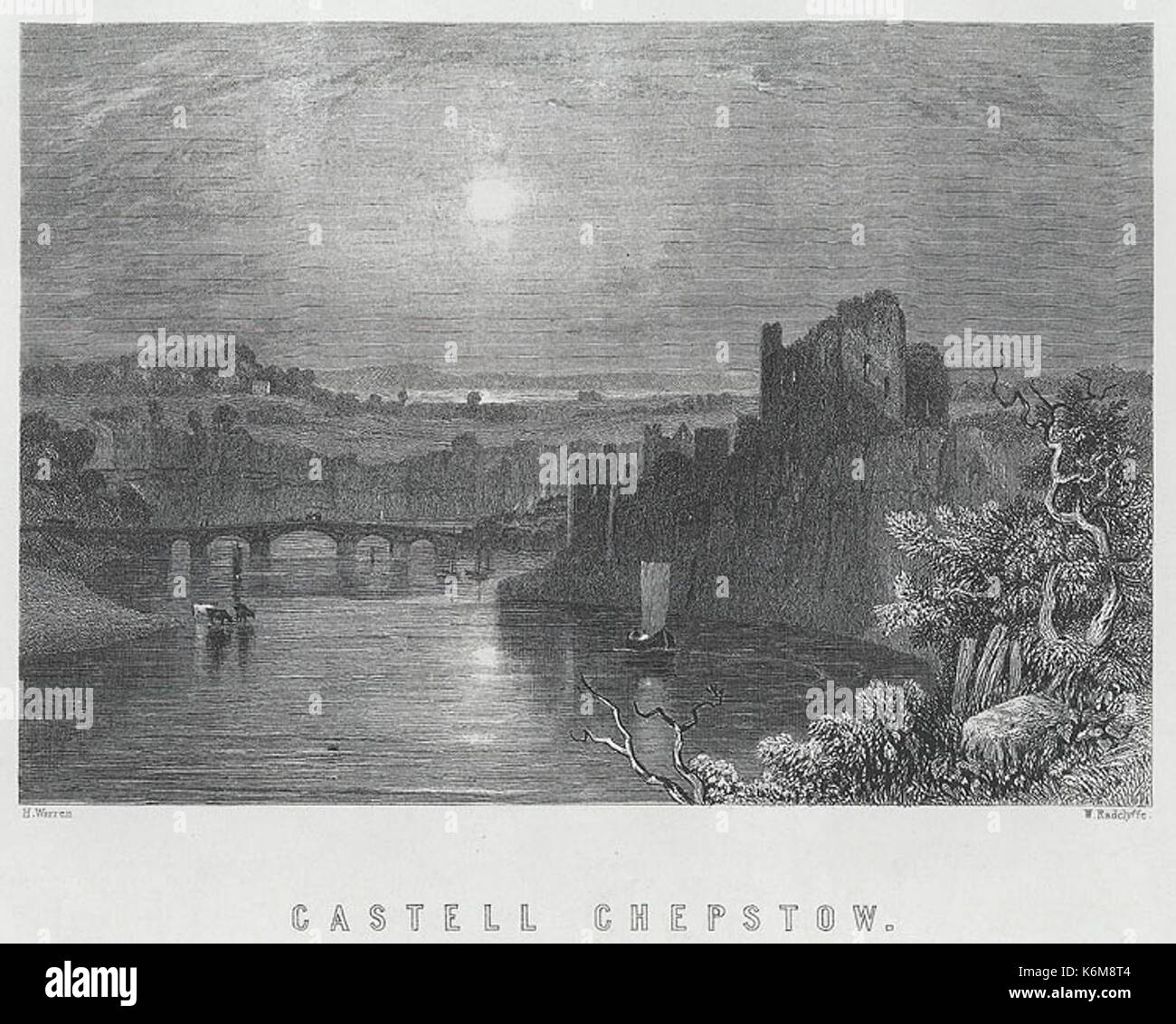 Map Of Chepstow High Resolution Stock Photography and Images - Alamy