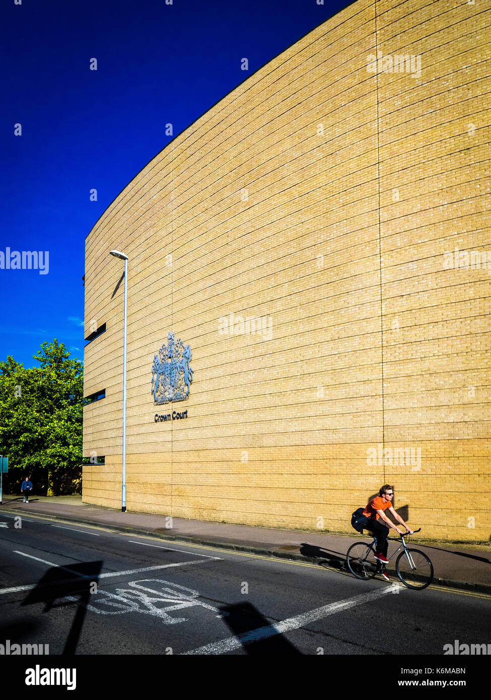 Cambridge Crown Courts on East Road, Cambridge, UK. The building was ...