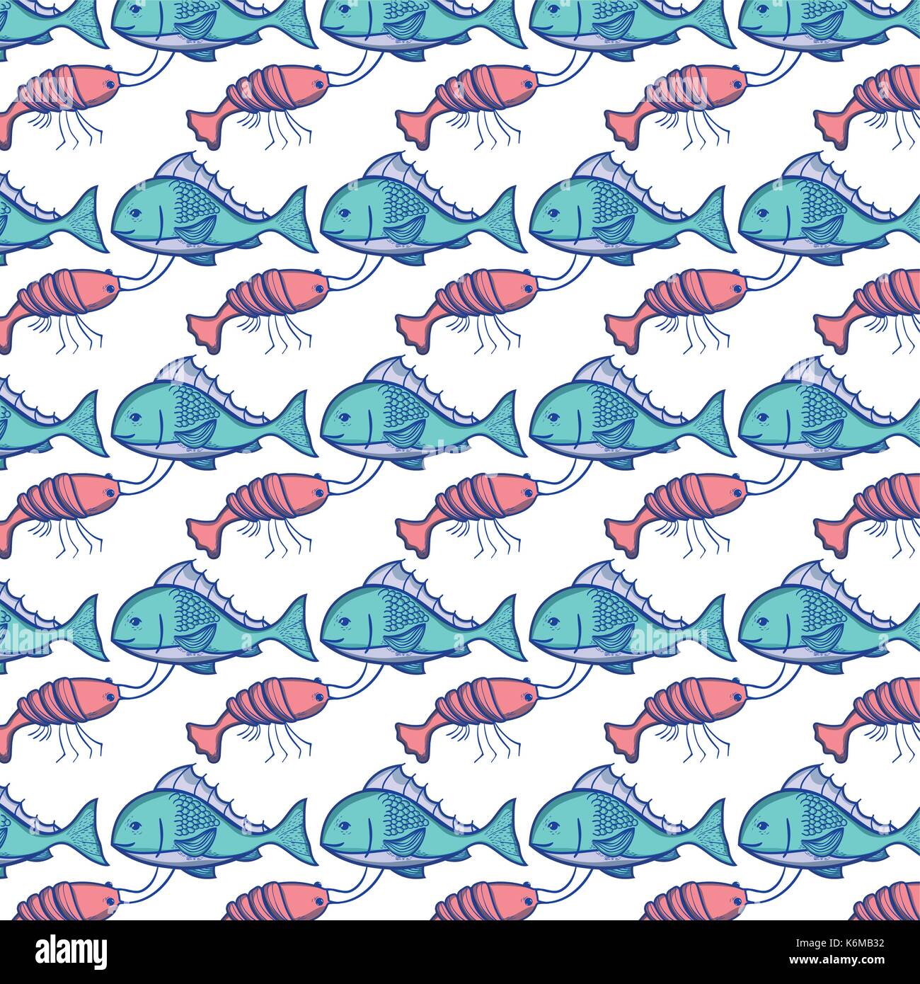 fishing funny sport to catch sea food background Stock Vector Image ...