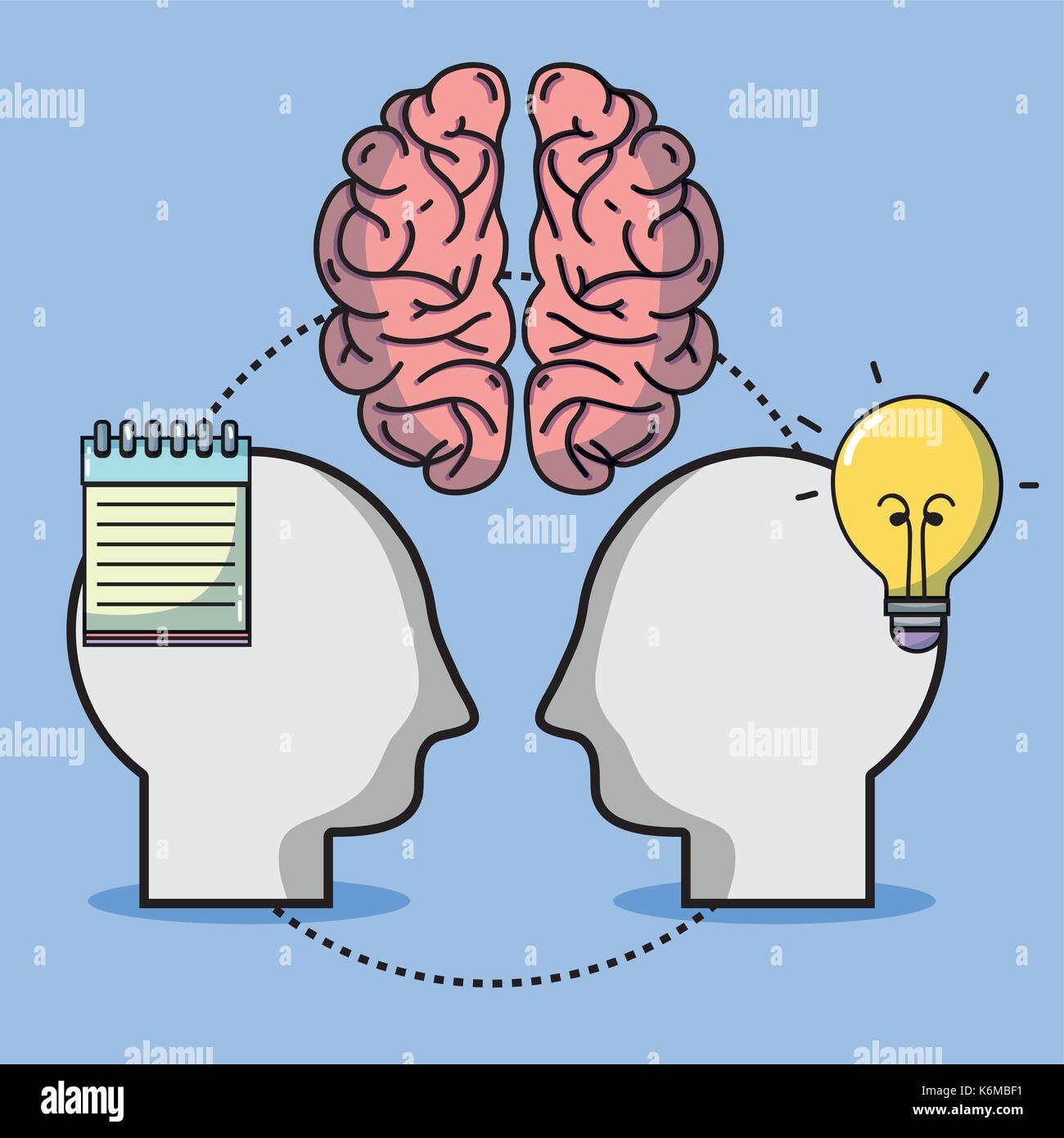 knowledge education with creative tool design Stock Vector Image & Art ...