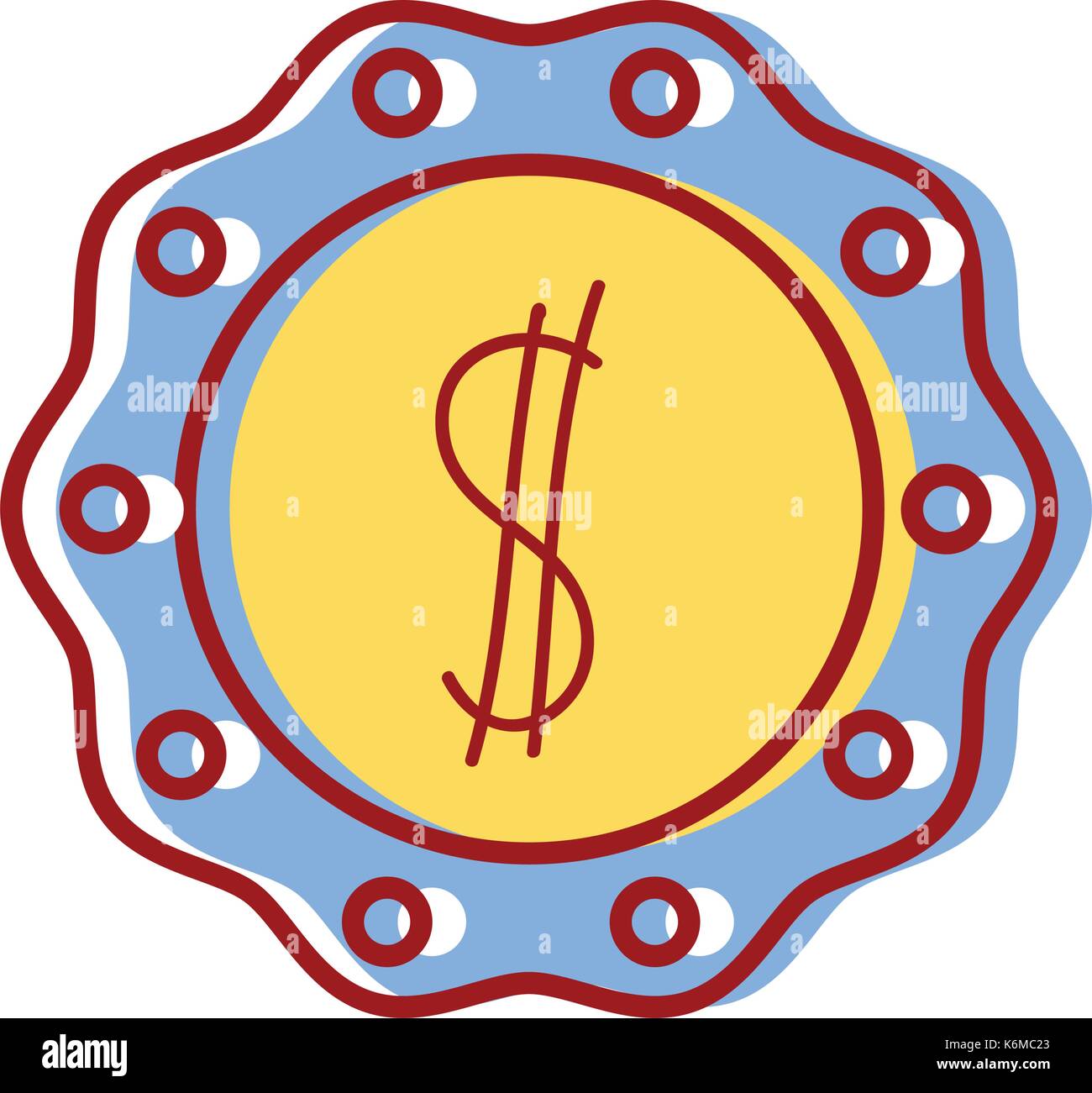 metal emblem money sign design Stock Vector Image & Art - Alamy