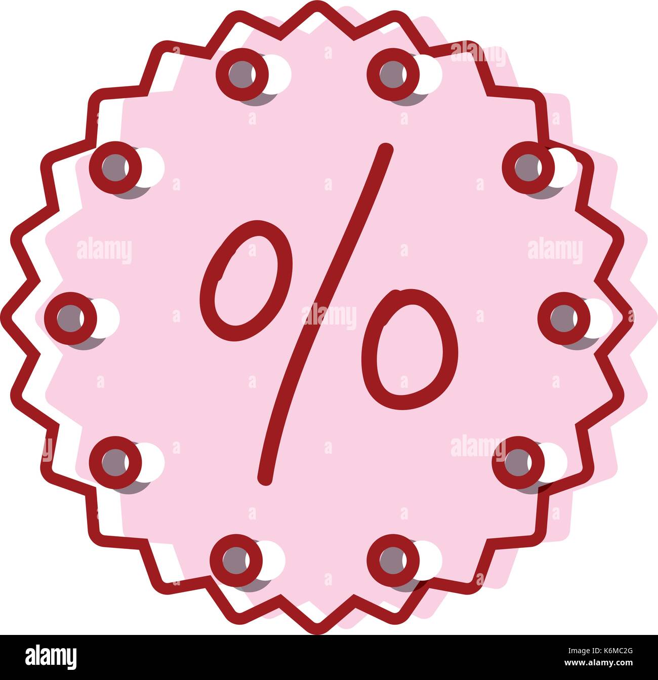 metal emblem percent sign design Stock Vector Image & Art - Alamy
