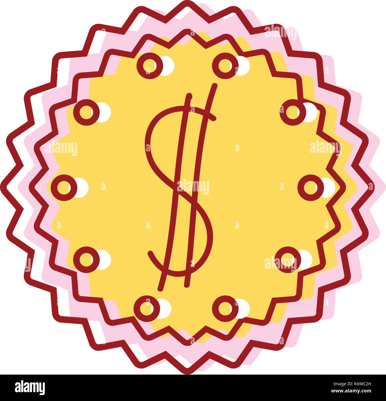 metal emblem money sign design Stock Vector Image & Art - Alamy