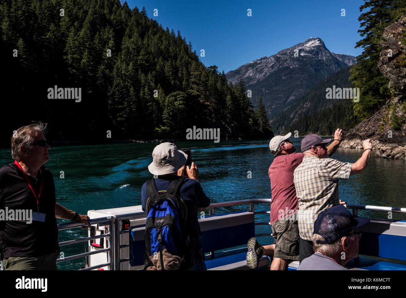 Diablo Lake in Washington State Stock Photo - Alamy
