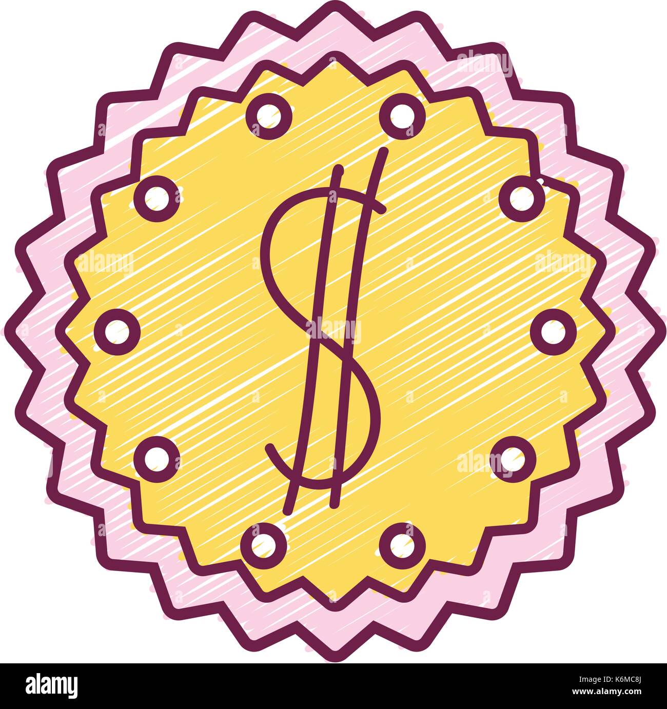 metal emblem money sign design Stock Vector Image & Art - Alamy