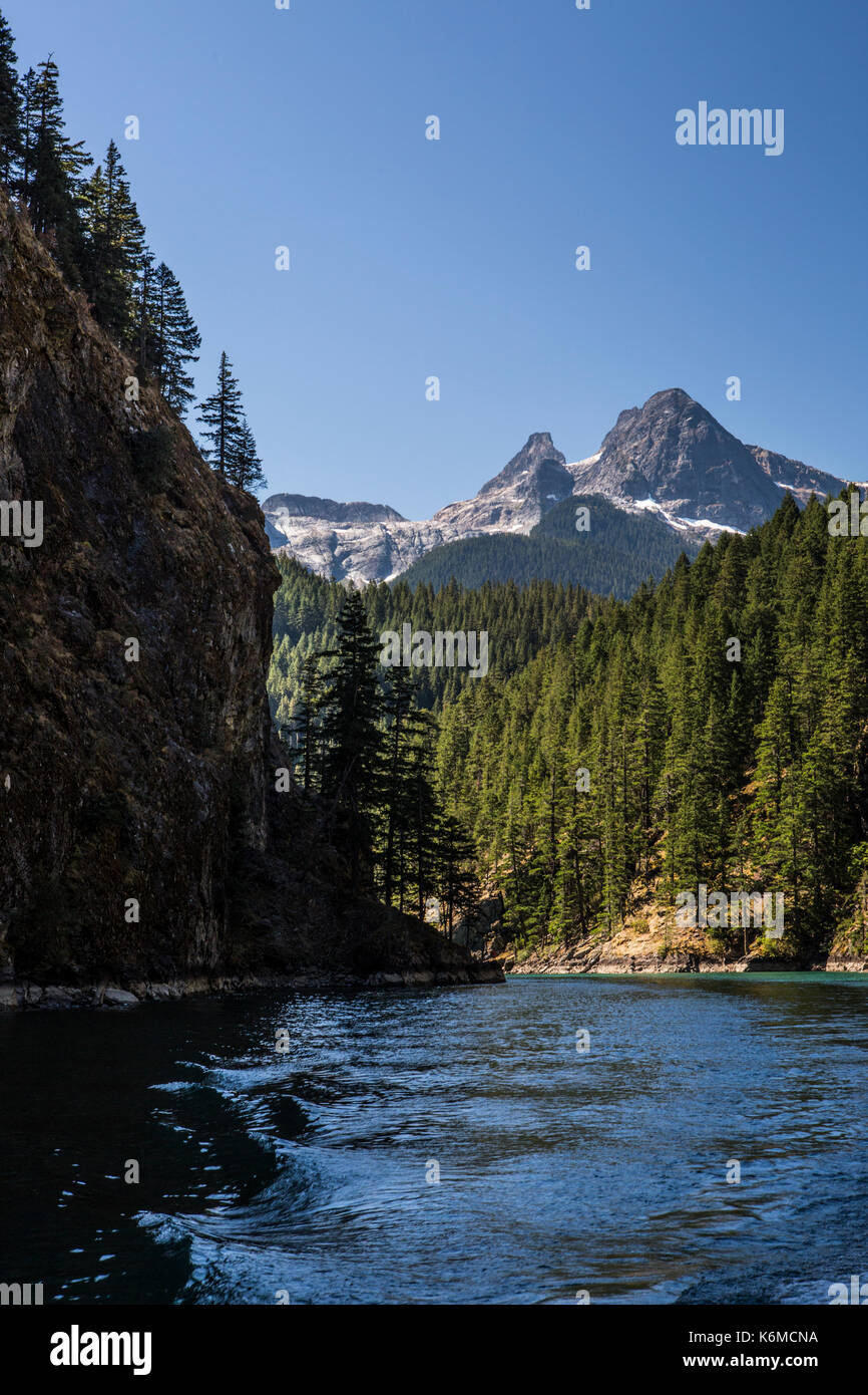 Diablo Lake in Washington State Stock Photo - Alamy