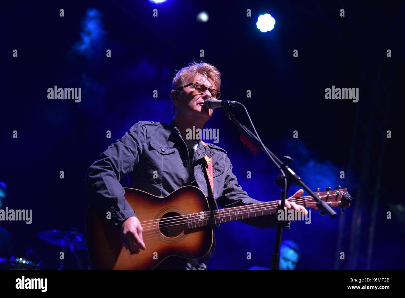 Naples, Italy. 12th Sep, 2017. Rosalino Cellamare aka Ron performing ...