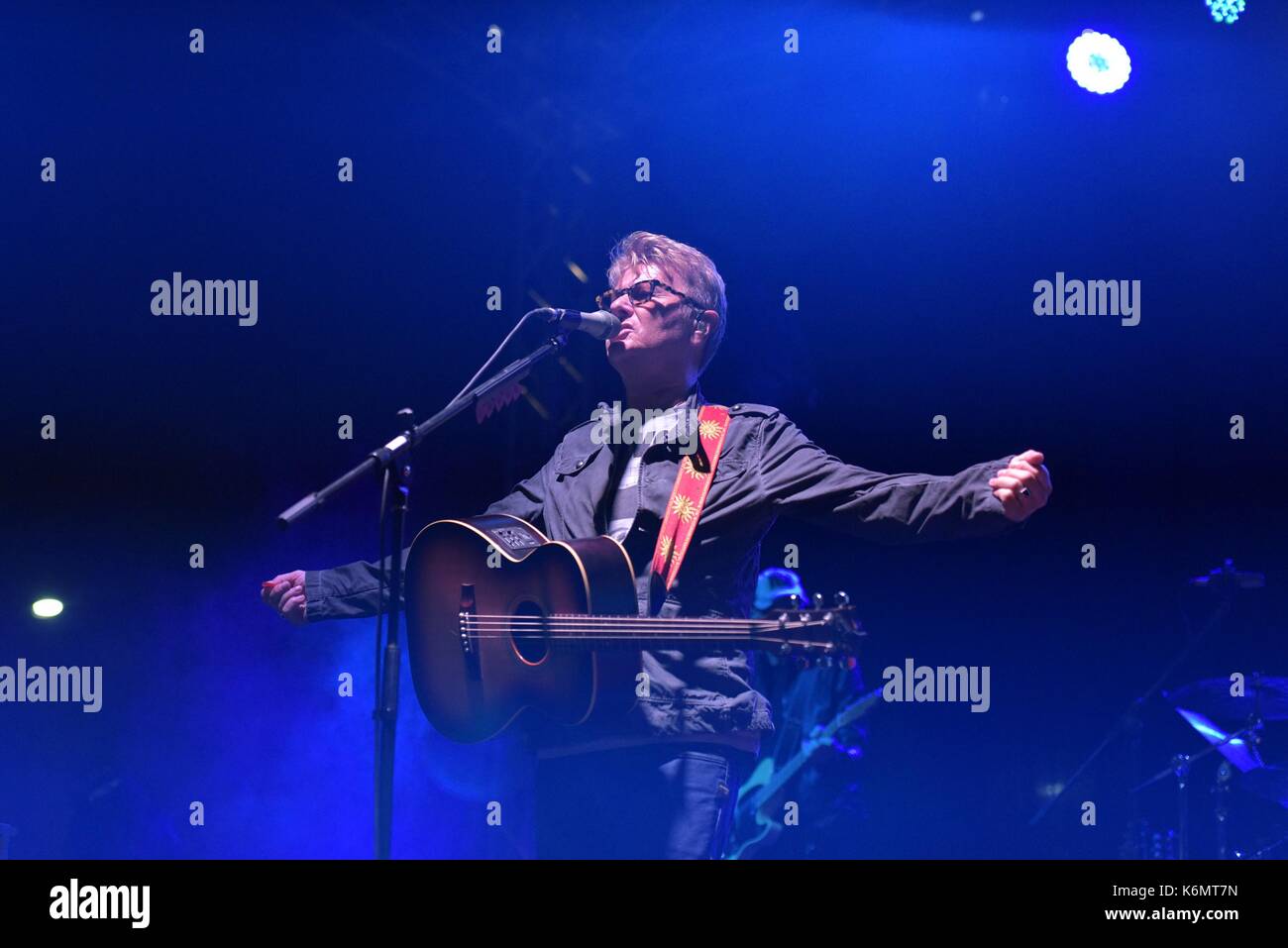 Naples, Italy. 12th Sep, 2017. Rosalino Cellamare aka Ron performing ...