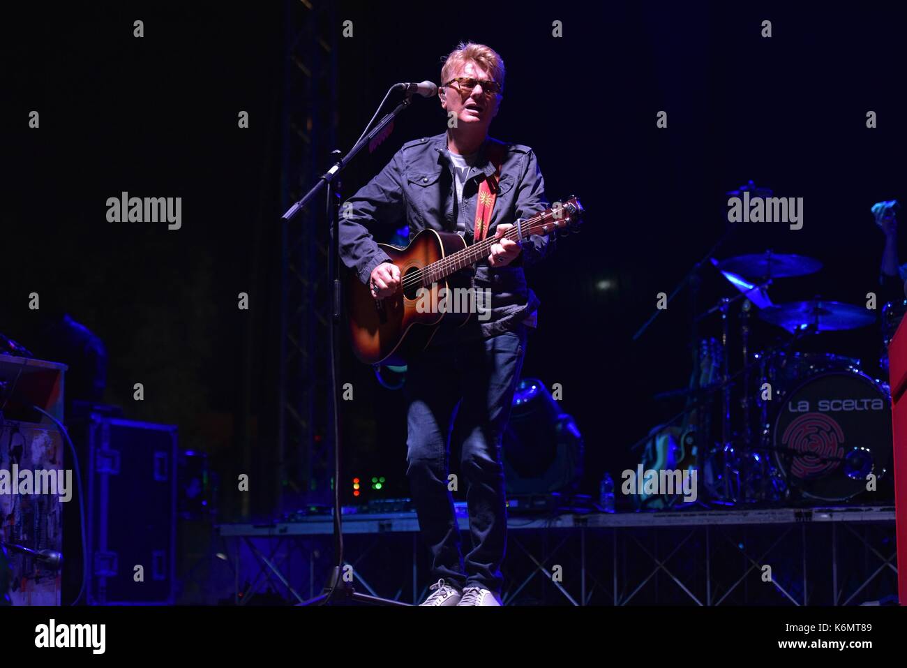 Naples, Italy. 12th Sep, 2017. Rosalino Cellamare aka Ron performing ...