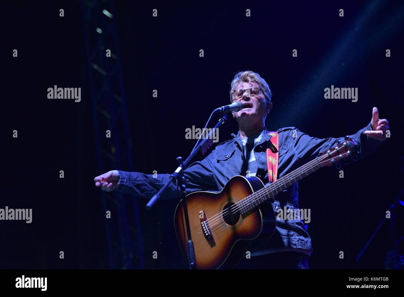 Naples, Italy. 12th Sep, 2017. Rosalino Cellamare aka Ron performing ...