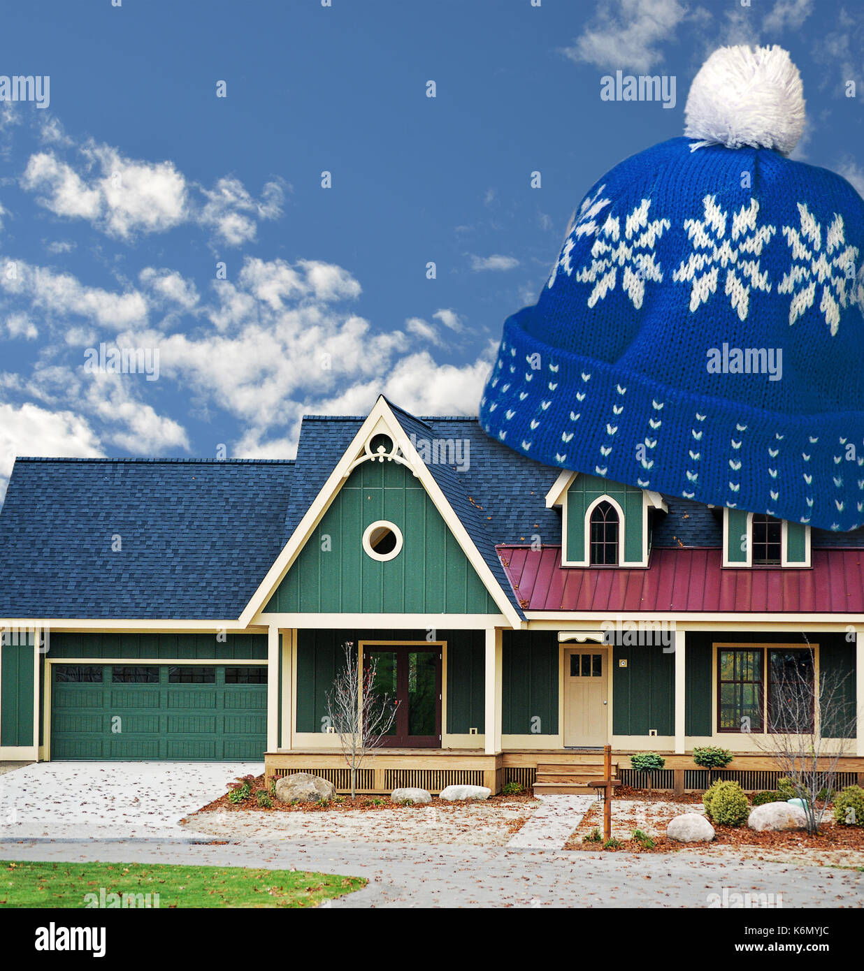 Blue stocking cap hi-res stock photography and images - Alamy