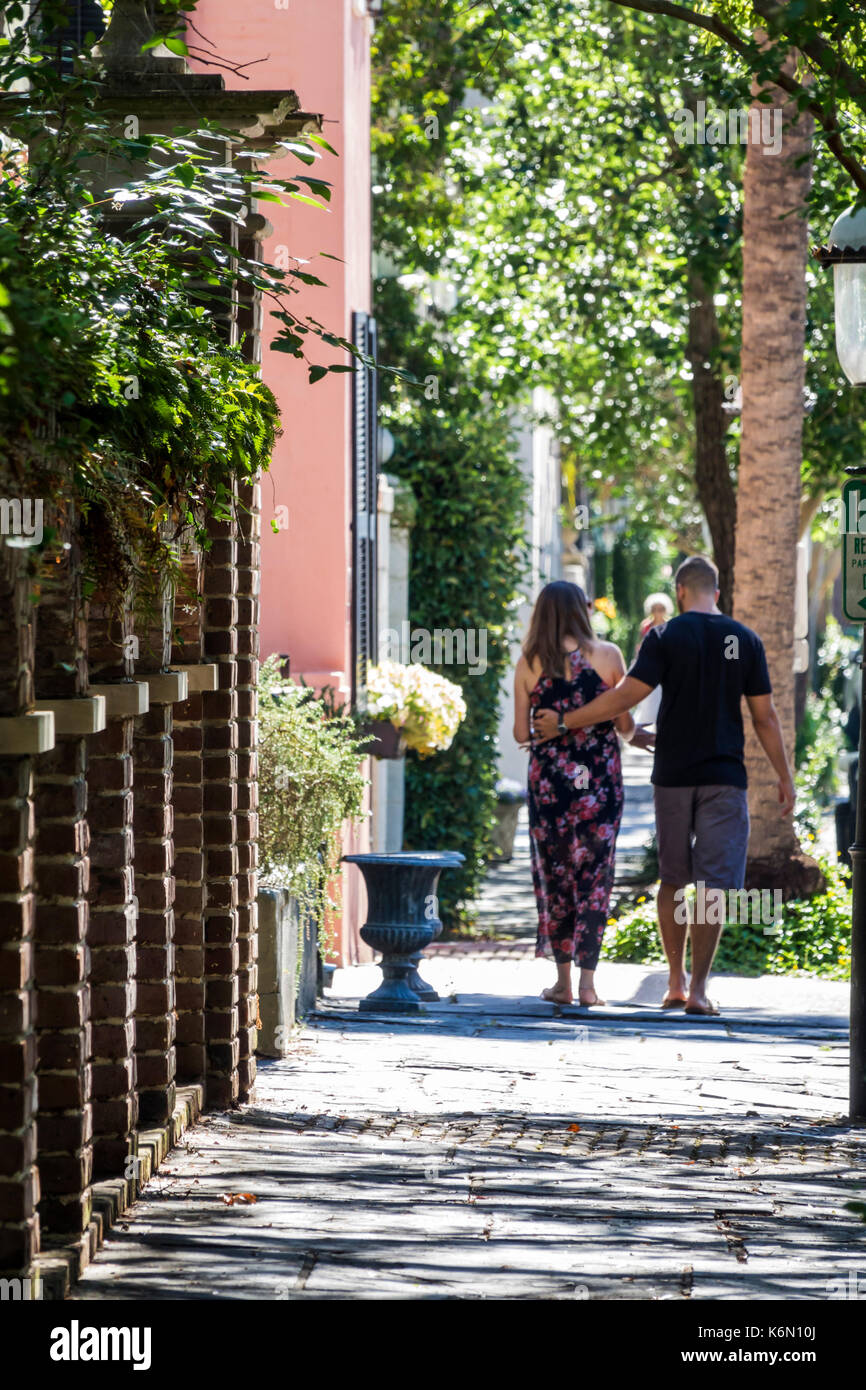 Charleston South Carolina,Queen Street,historic Downtown,adult adults ...