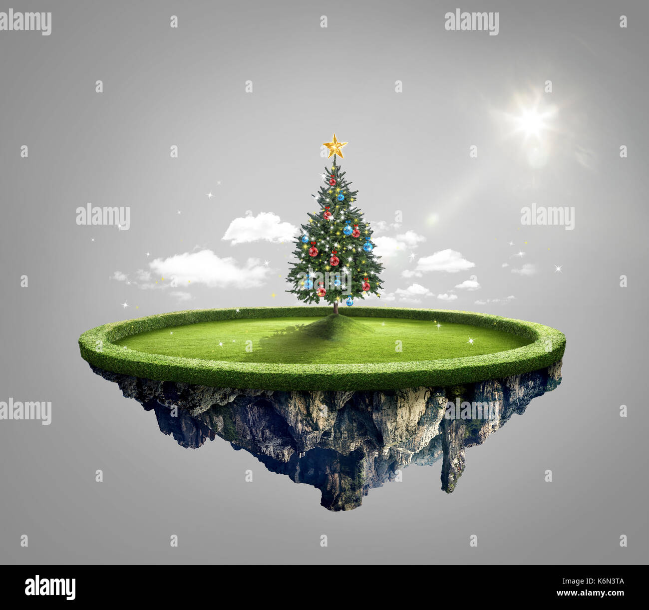Floating island hi-res stock photography and images - Alamy
