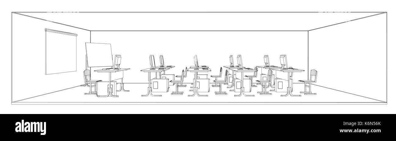 Computer class Black and White Stock Photos & Images - Alamy