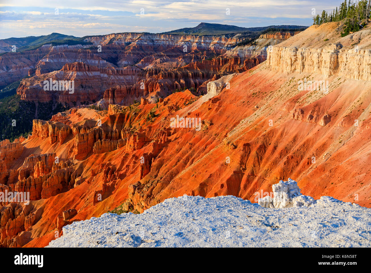 The Amphitheater of Cedar Breaks National Monument, Utah, USA. The ...