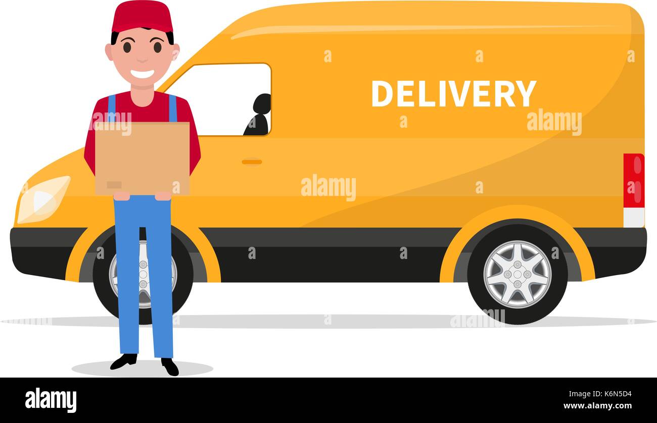 Male retail worker Stock Vector Images - Alamy