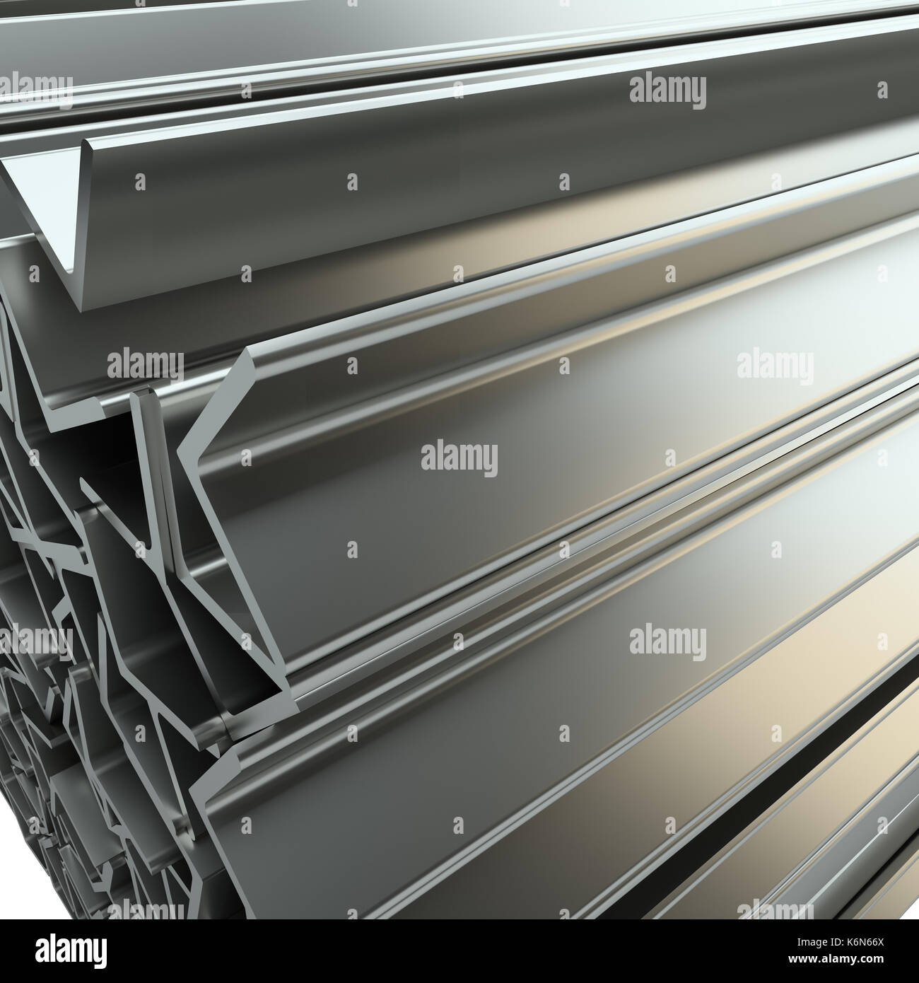 Rolled metal L-bar Stock Photo - Alamy