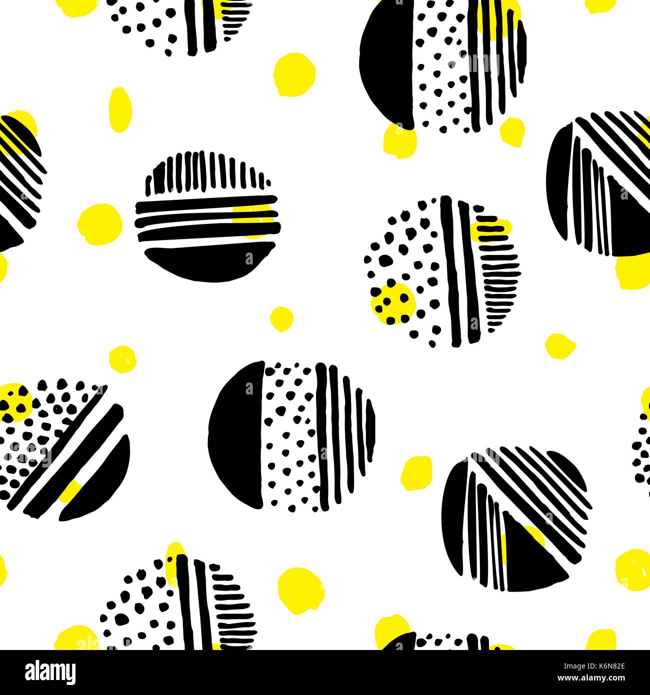 Vector trendy hand made Cut Out Stock Images & Pictures - Alamy