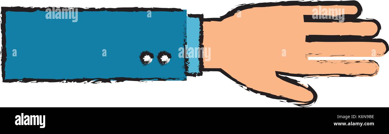 human hand receiving icon vector illustration design Stock Vector Image ...