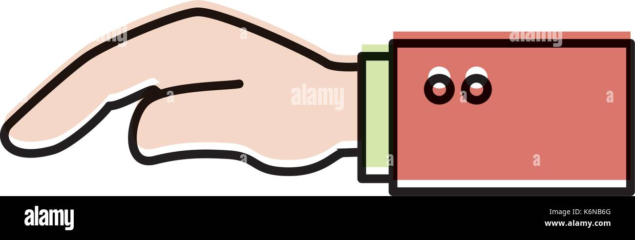 human hand receiving icon vector illustration design Stock Vector Image ...