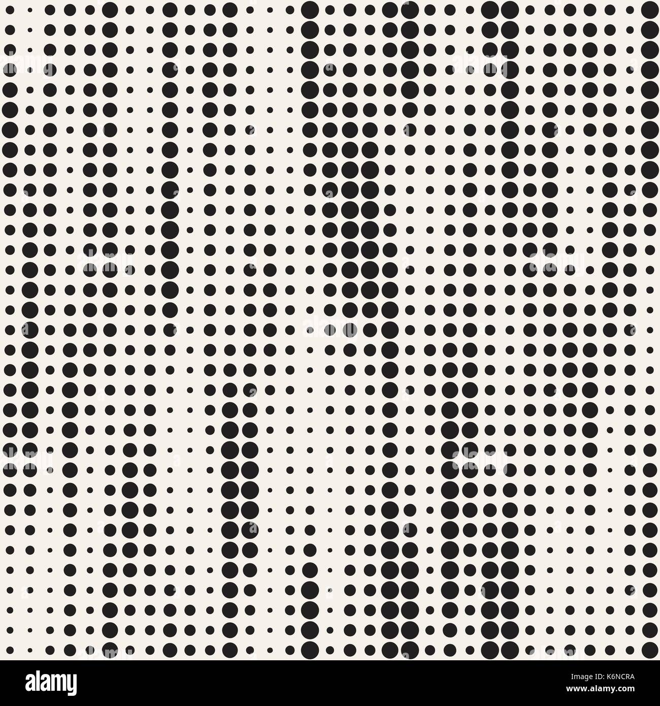 Modern Stylish Halftone Texture. Endless Abstract Background With ...
