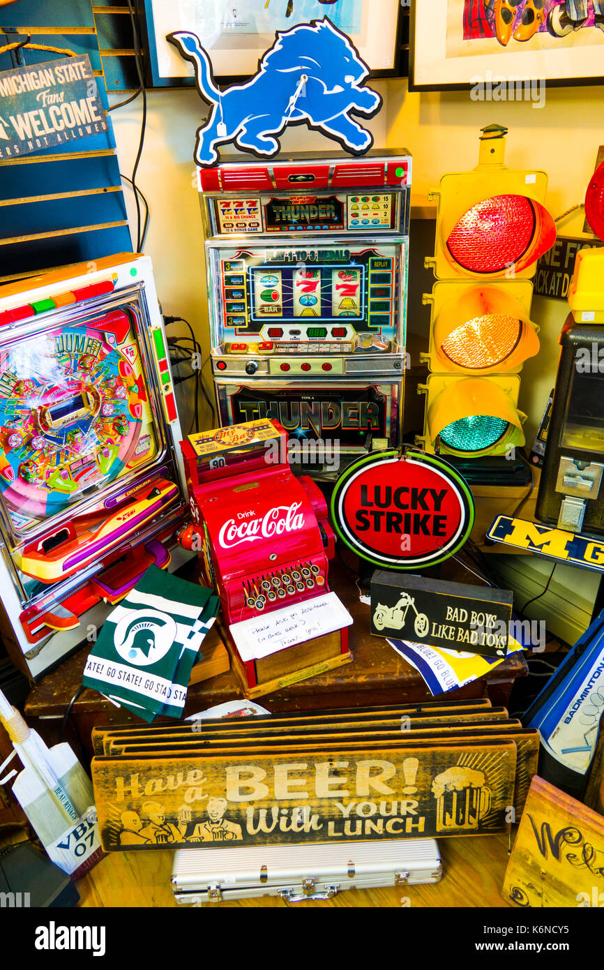 Display of memorabilia Stock Photo - Alamy