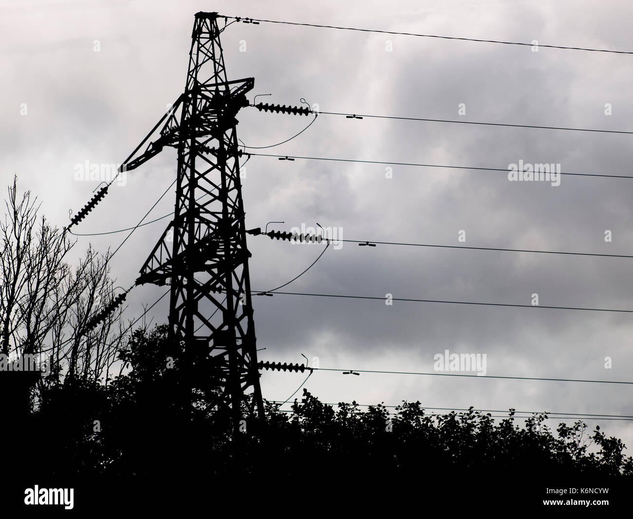 Grey Pylon High Resolution Stock Photography and Images - Alamy