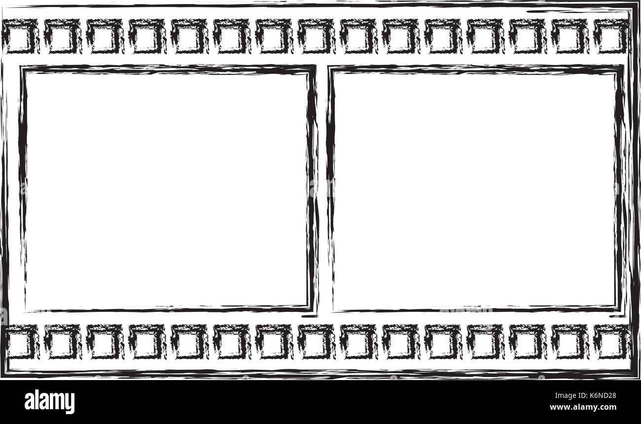 Old movie retro rectangle film Stock Vector Images - Alamy
